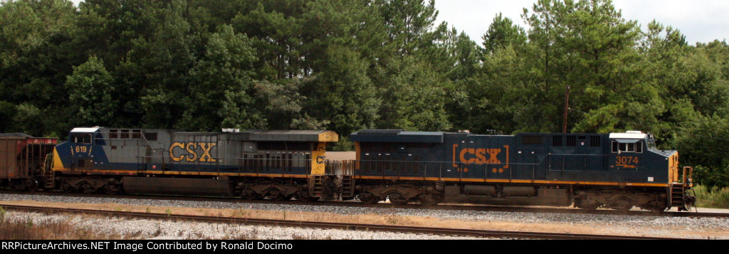 CSX 3074 CSX 619